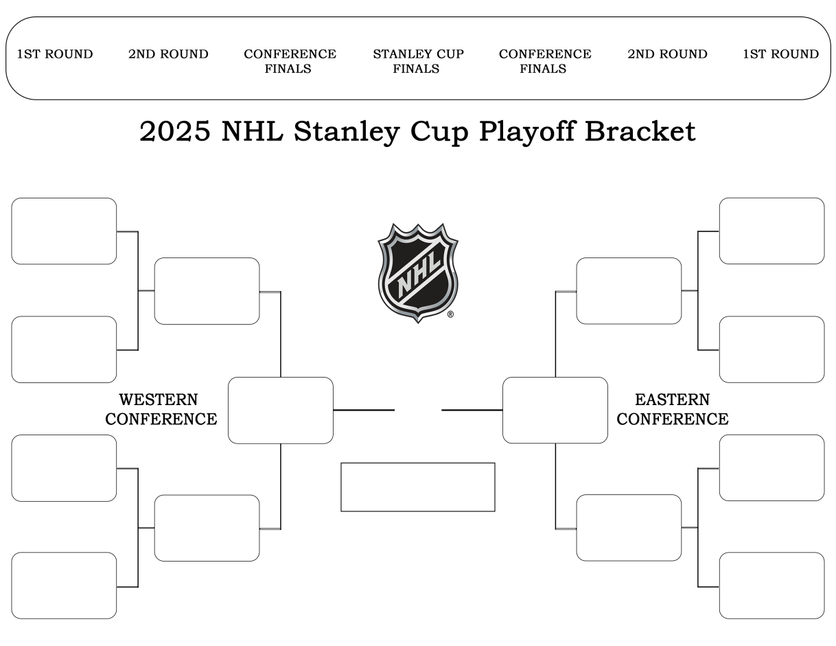 Here’s 3 Printable Stanley Cup Brackets for the 2025 NHL Playoffs to ...