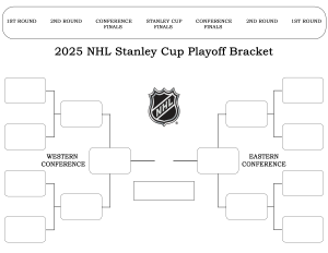 Here’s 3 Printable Stanley Cup Brackets for the 2025 NHL Playoffs to ...