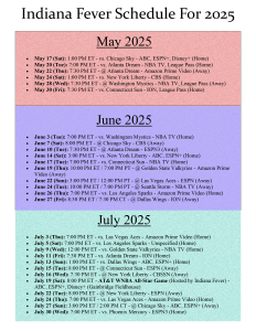 Prepare for Tip-Off: Your Printable Indiana Fever Schedule for 2025 ...